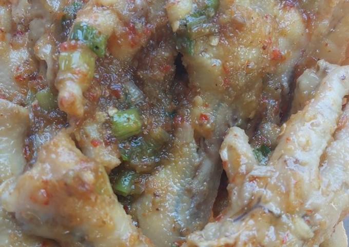 Resep Ceker bumbu seblak oleh duratul qomariyah - Cookpad
