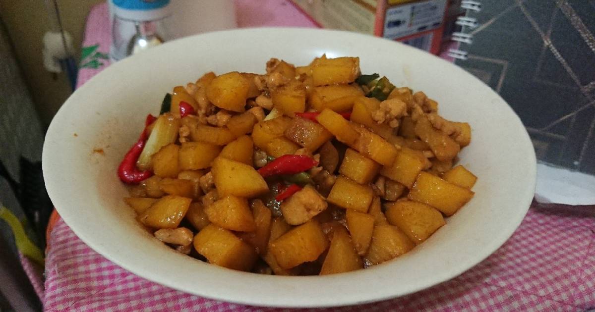 Resep Kentang masak kecap oleh eceu Rika - Cookpad