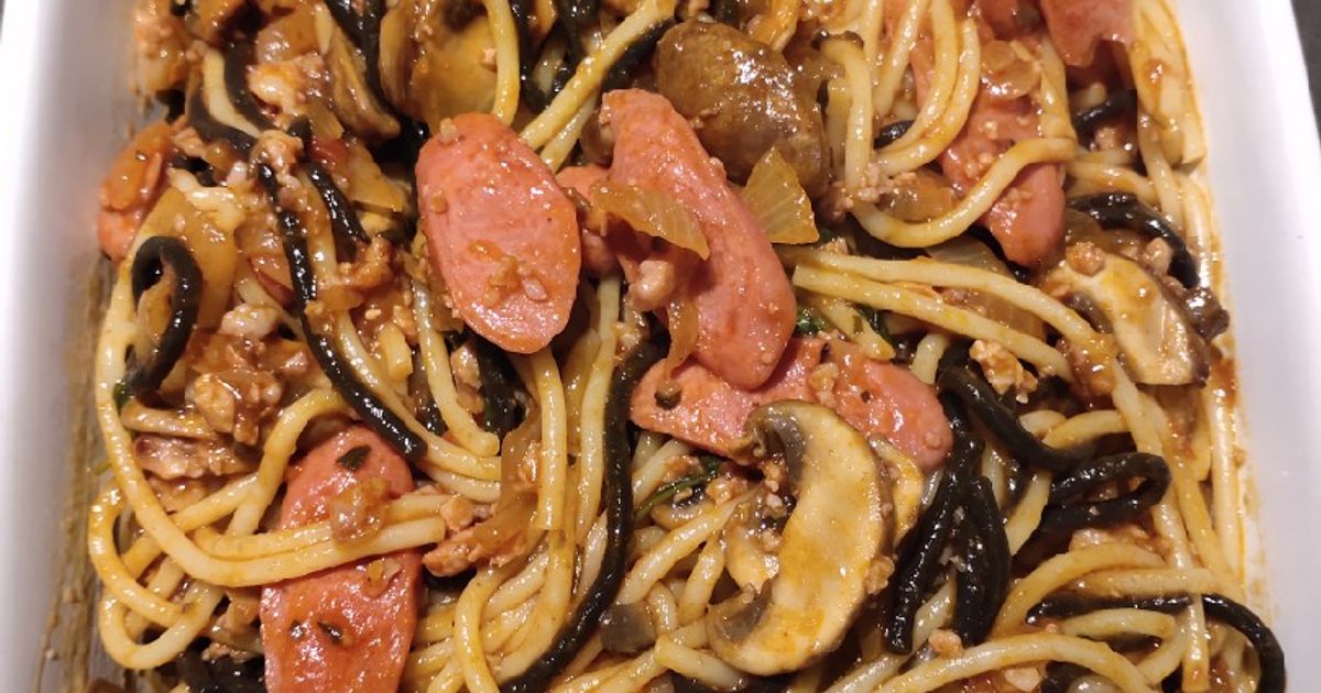 Mix Colored Spaghetti Recipe By Meme