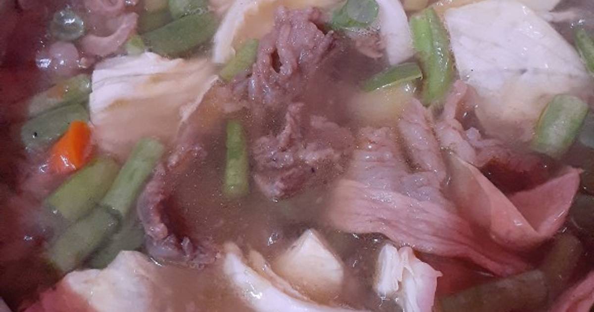 Resep Sup daging belly praktis enak oleh Linda Mayang Sari - Cookpad