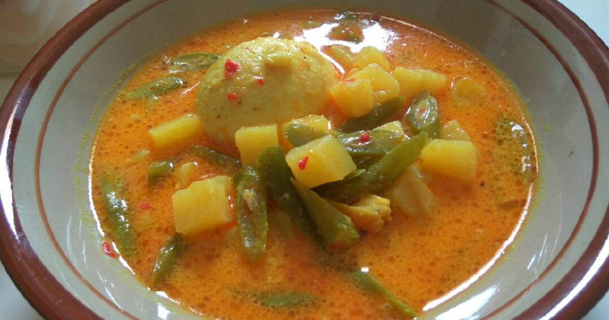 Resep Gulai kentang buncis telur oleh Eva Patimah - Cookpad