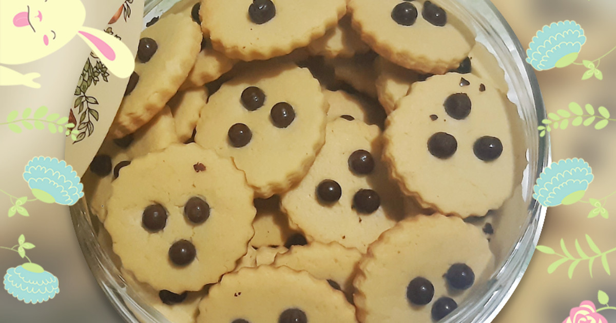 Resep Kue Kering Toping Choco Chips oleh exofit - Cookpad
