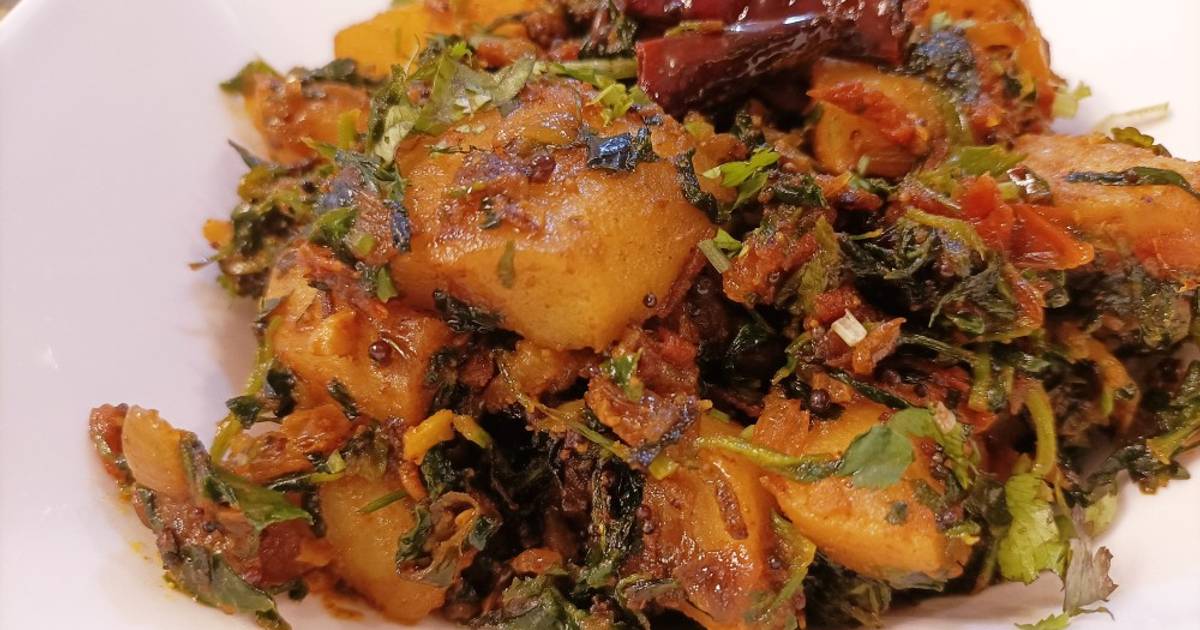 Winter Special Aloo Methi 😋 Recipe by GaRnish Kitchen by Gunjan - Cookpad
