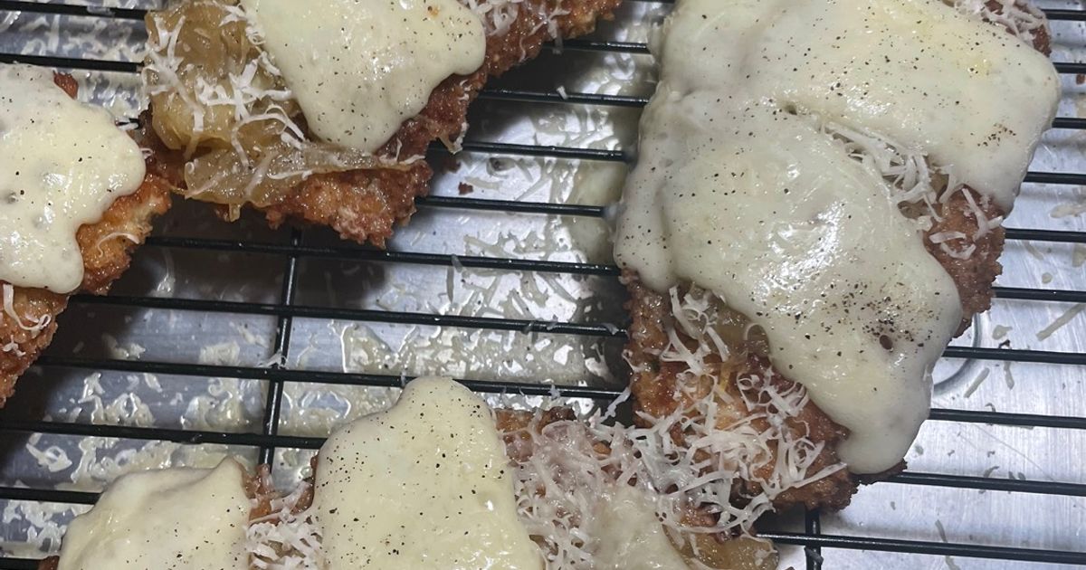 French Onion Chicken Cutlets Recipe By Elyse Rose