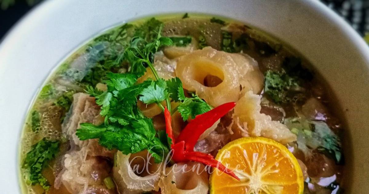 Resipi Sup Urat Keting @ Tendon oleh Q'leenalee's Kitchen - Cookpad