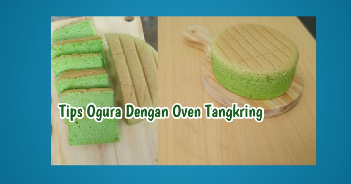 Resep Ogura Pandan 3 Telur (Oven Tangkring) oleh Diana Rahma - Cookpad