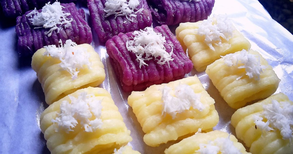 Resep Getuk Lindri 💜 oleh Shazmina Kitchen Diary🐥 - Cookpad