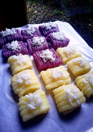 Resep Getuk Lindri 💜 oleh Shazmina Kitchen Diary🐥 - Cookpad