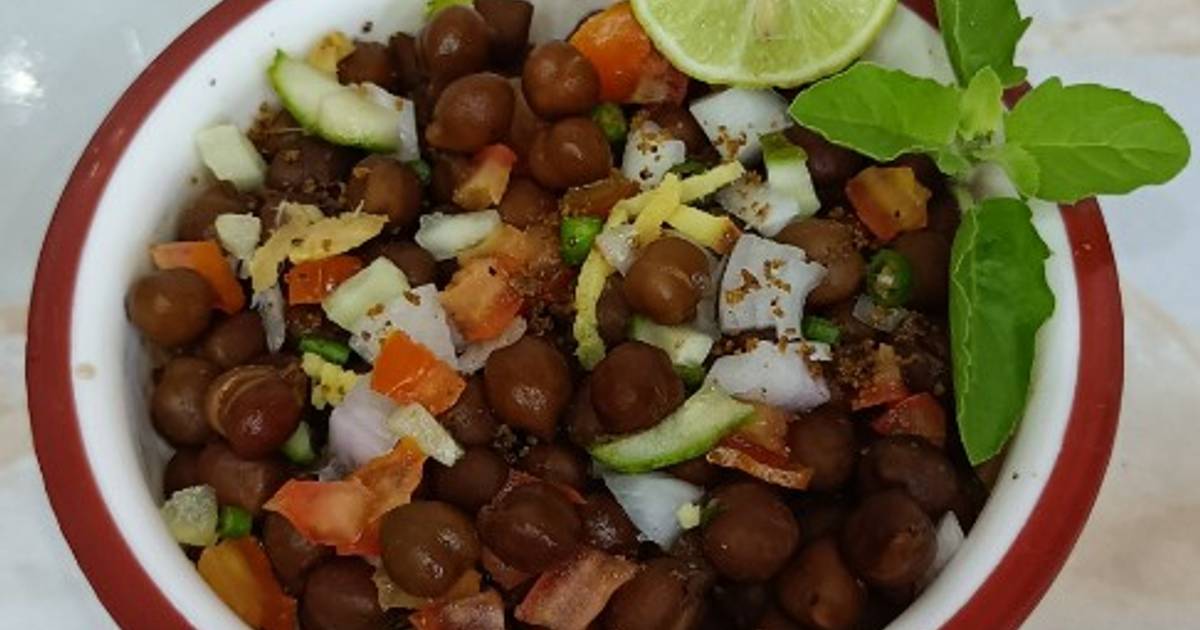 Boiled Chana Chat Recipe by Archana Agrawal - Cookpad
