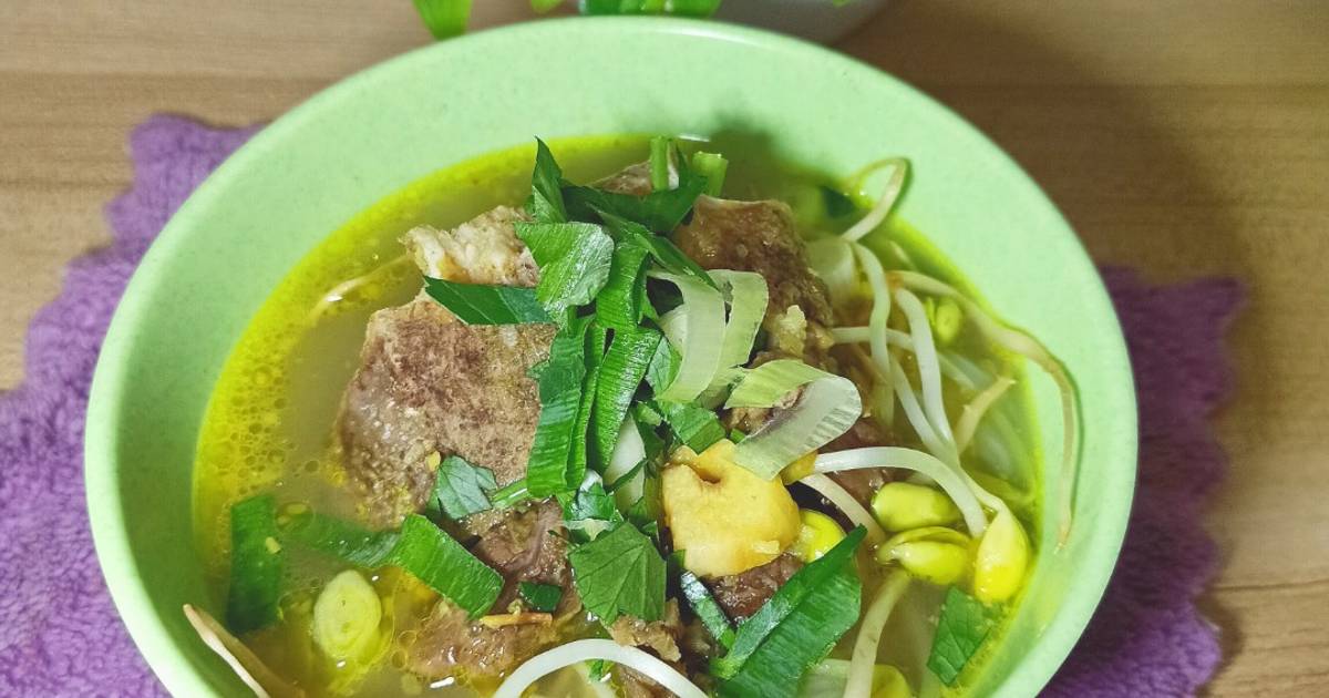 Resep Soto Daging Lezat dengan Kuah Bening & Santan: Mudah & Simpel!