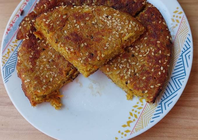 Vegetable handvo Recipe by Kajal Pavagadhi - Cookpad