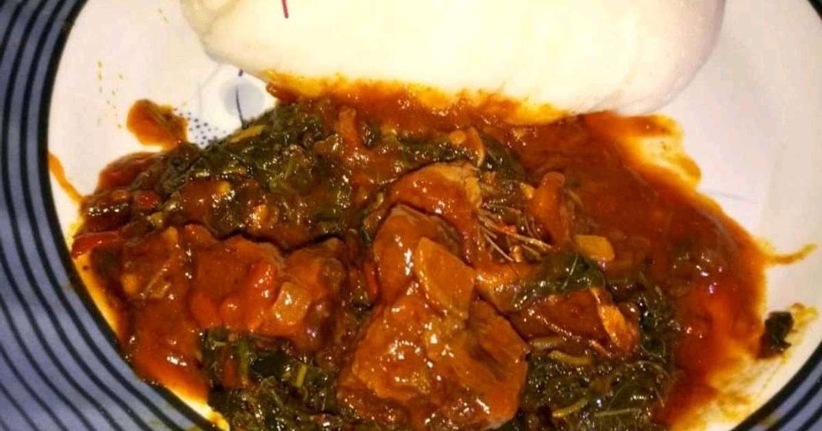 Semo wv efo soup Recipe by Rafeeah Zirkarnain - Cookpad