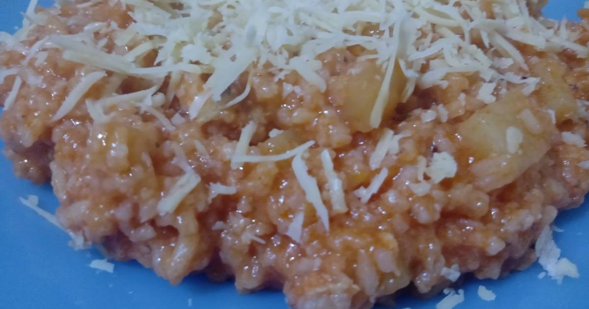 Guiso de arroz con pollo - 1,700 recetas caseras- Cookpad
