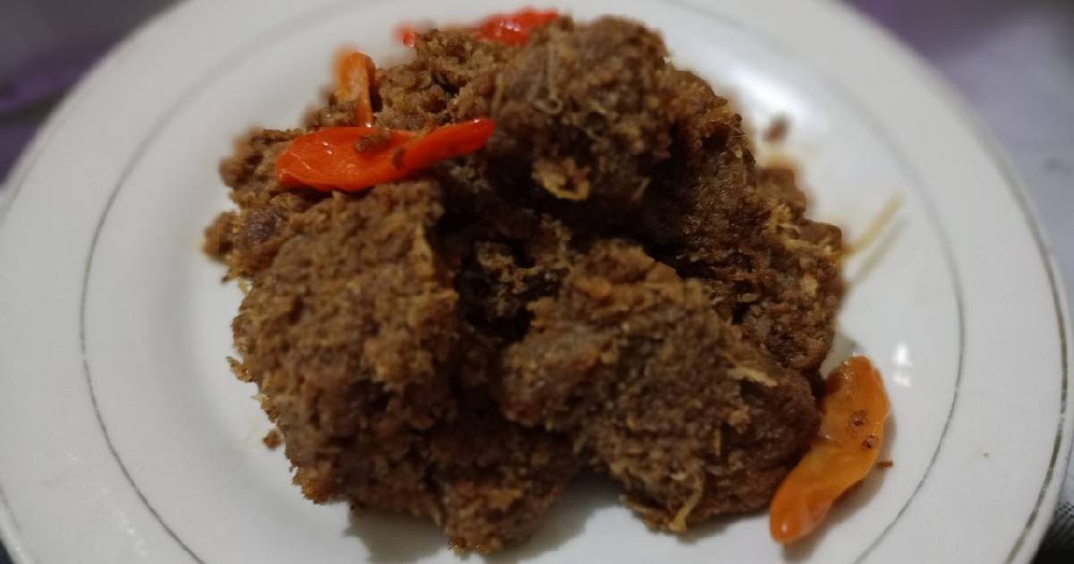 Resep Rendang Kering Daging Sapi oleh Dapur Ibu Ata - Cookpad
