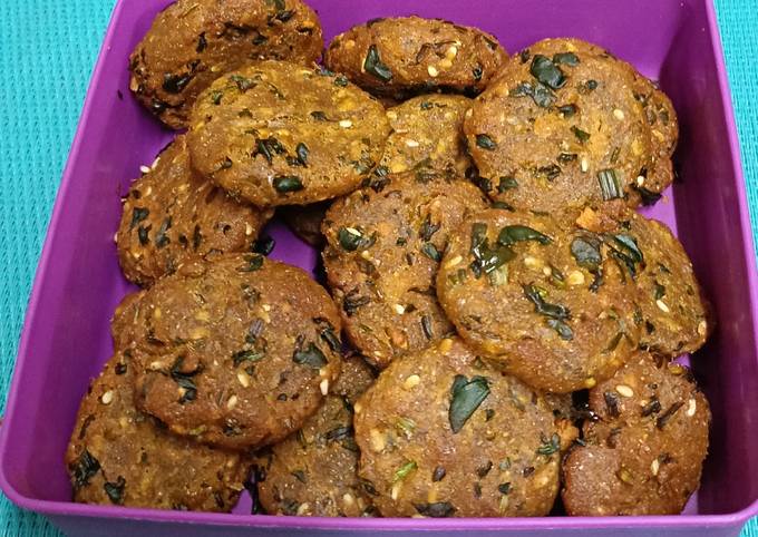 Pearl Millet Discs (Bajra na Vada) Recipe by Bina Samir Telivala - Cookpad