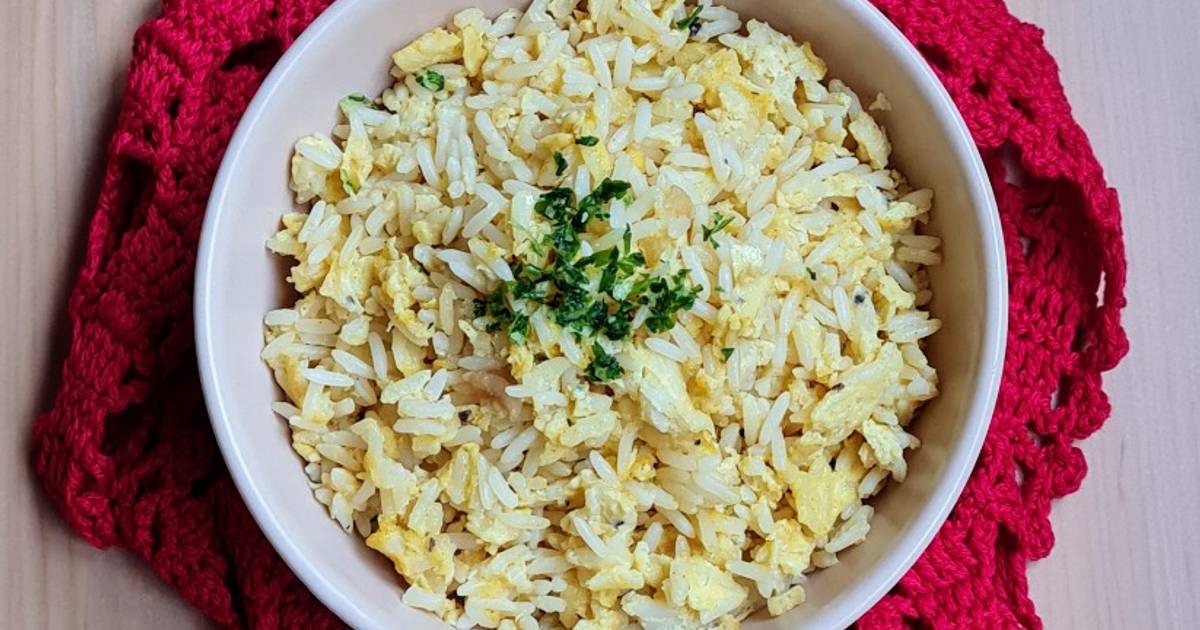 Arroz con huevo 🍚 🥚Receta base con opcionales 🍚 🥚 Simple, económica ...