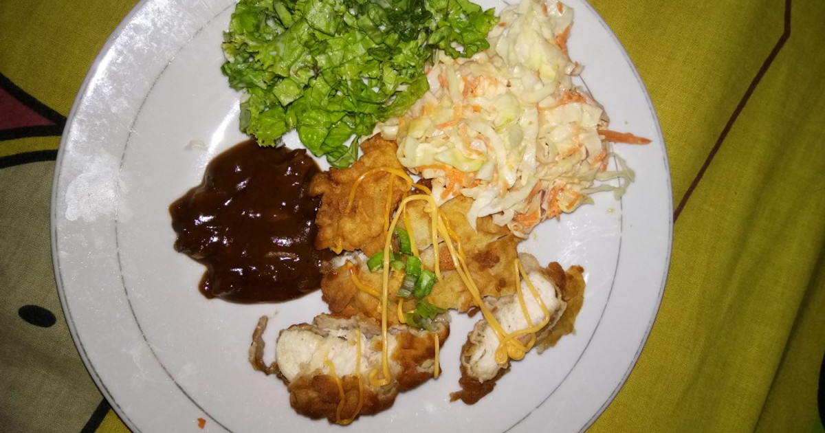 Resep Chicken Katsu With Salad Bak Bik Buk oleh Tary Arisca - Cookpad