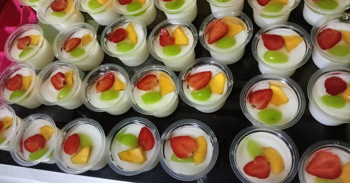 Resep Puding Buah Lembut dan Segar: Enak dan Praktis Dibuat Di Rumah!