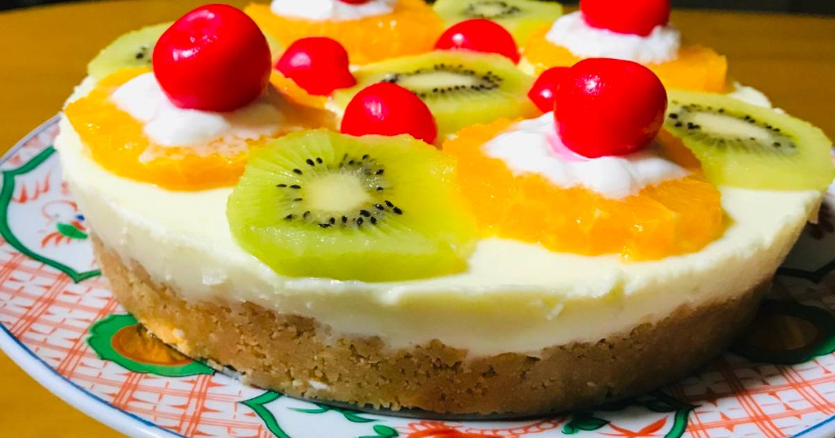 Postre con galletas marias y queso crema - 19 recetas caseras- Cookpad