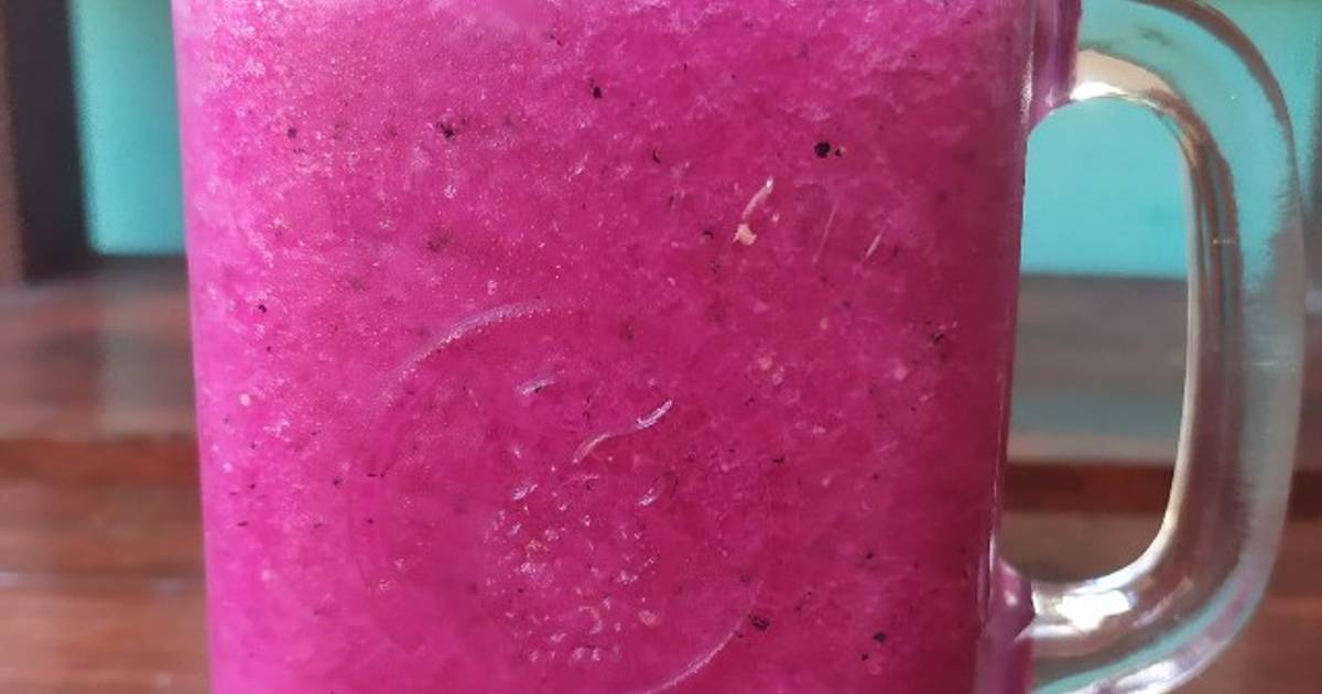 Resep 80. Jus Apel Mix Buah Naga oleh Vishy - Cookpad
