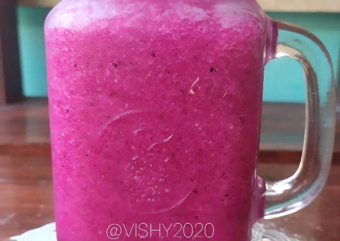 Resep 80. Jus Apel Mix Buah Naga oleh Vishy - Cookpad