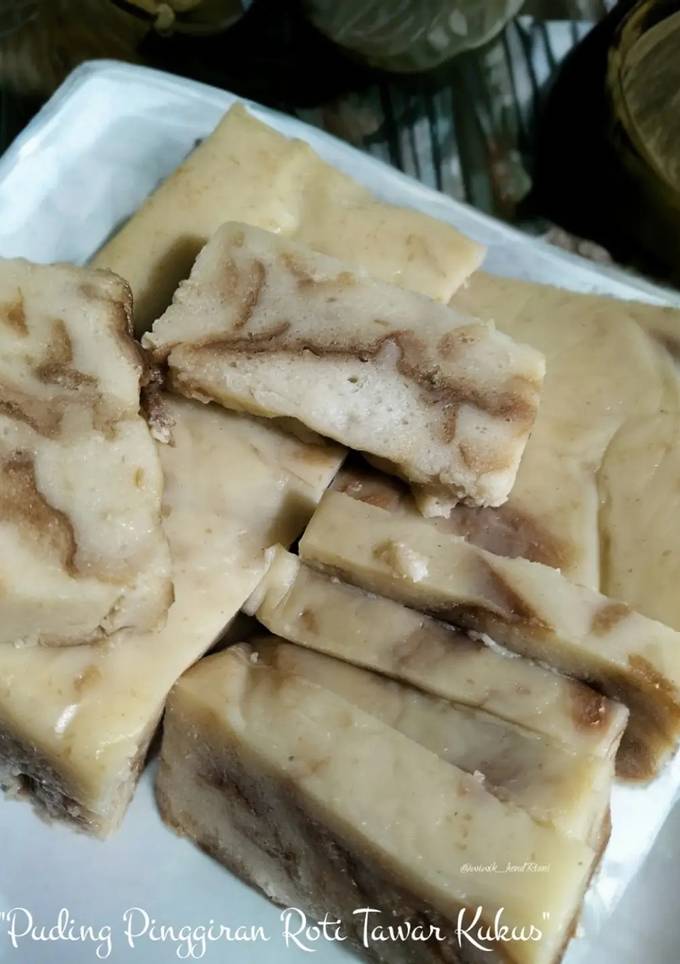 Resep Puding Pinggiran Roti Tawar Kukus oleh wiwik hendRiani - Cookpad