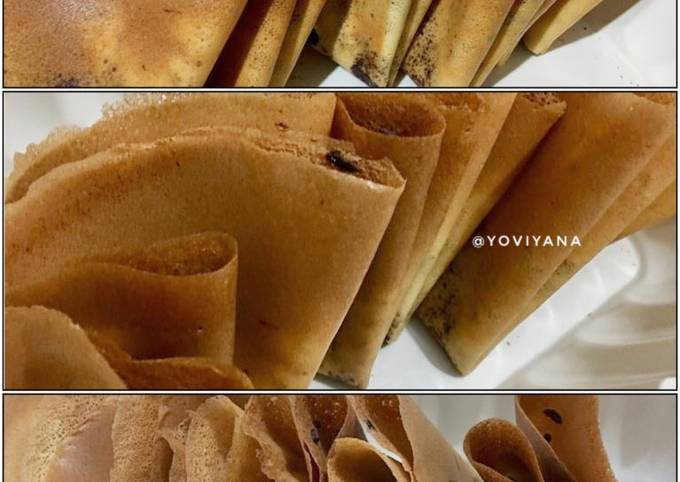 Resep CREPES /LEKER CRISPY oleh yovi yana - Cookpad