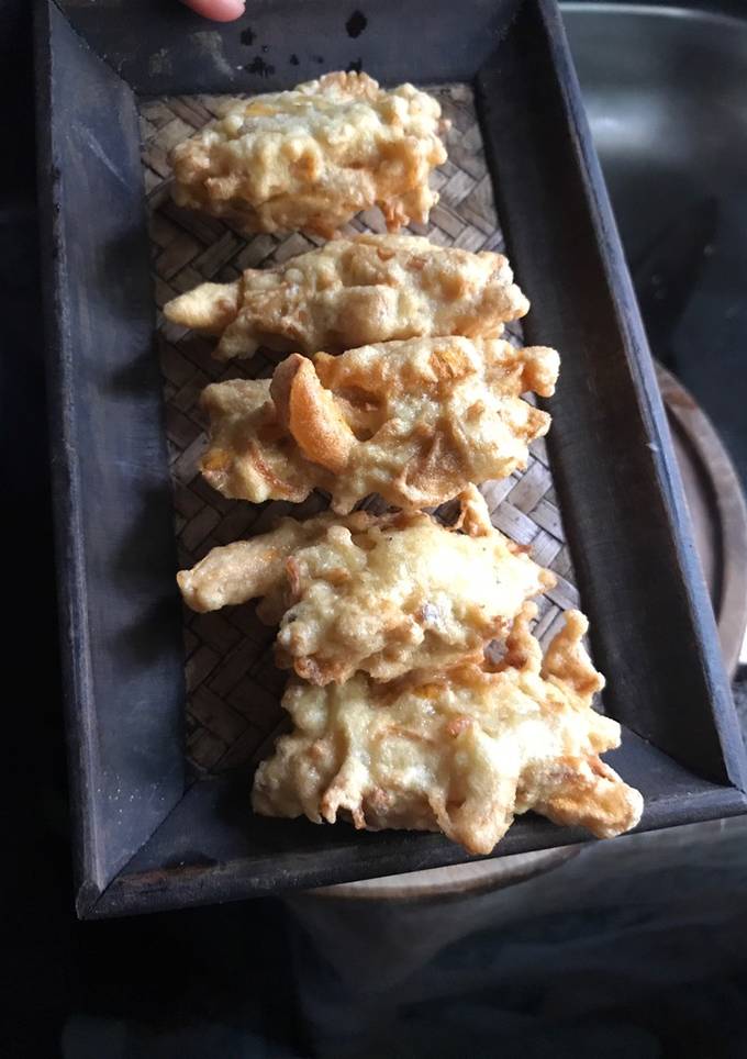 Resipi Cekodok Keledek & Cendawan Enoki oleh Tim Greenturae - Cookpad