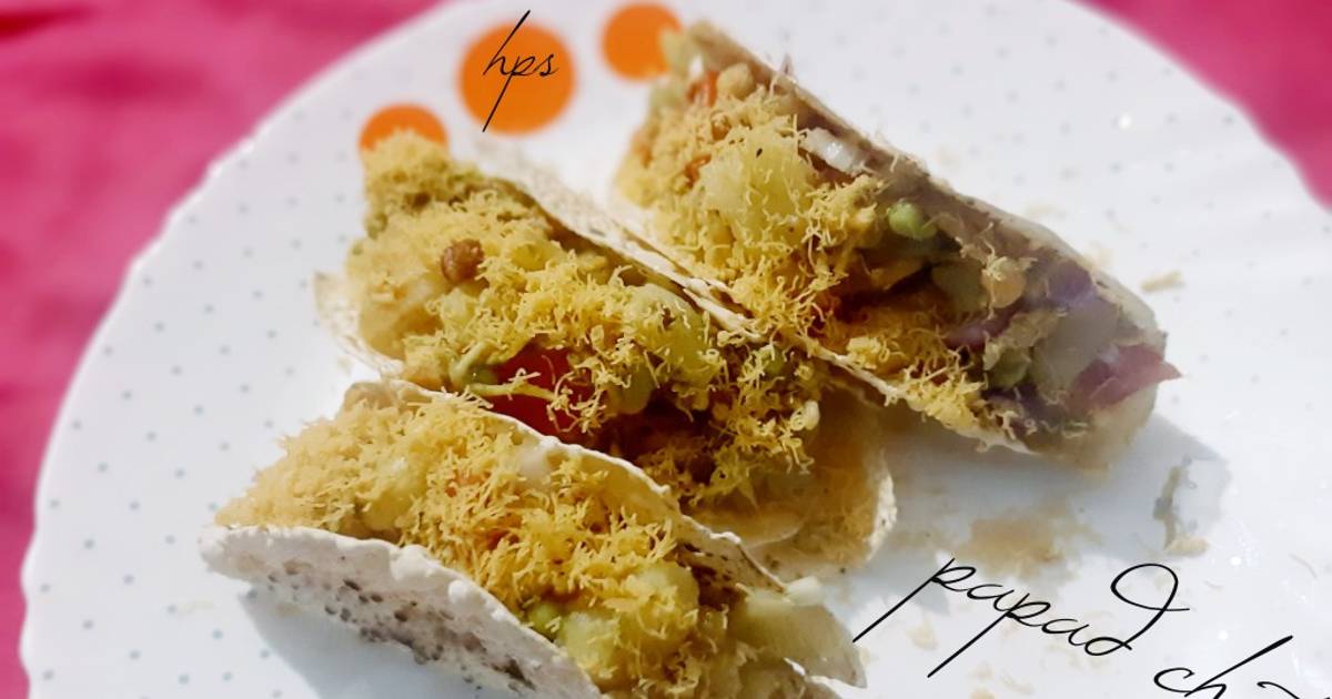 Hiral Pandya Shukla દ્વારા રેસીપી પાપડ ચાટ (Papad Chaat Recipe in ...