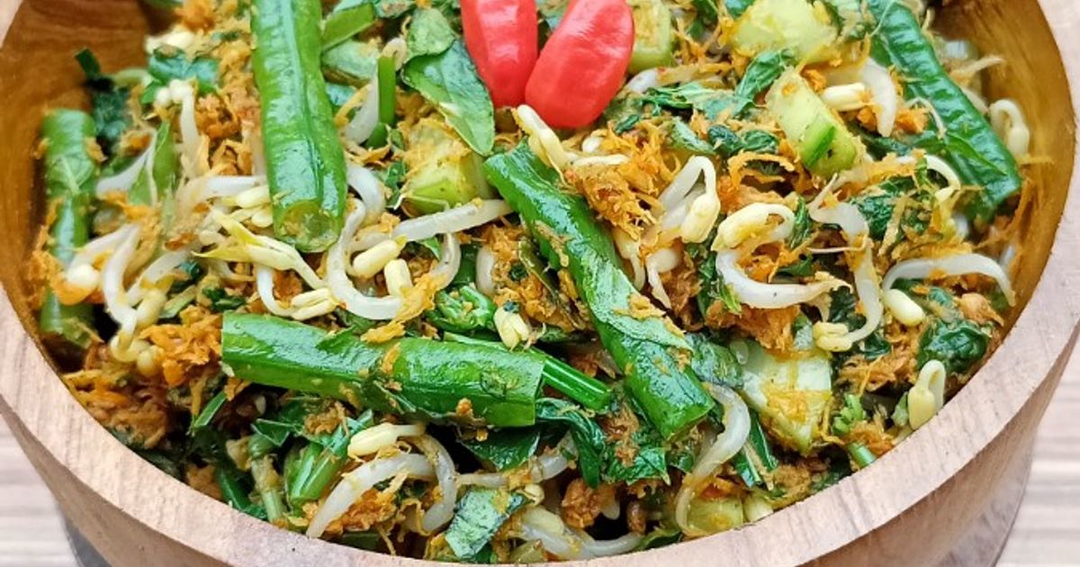 Resep Urap Urap Sayur oleh Kirana Zaqueena - Cookpad