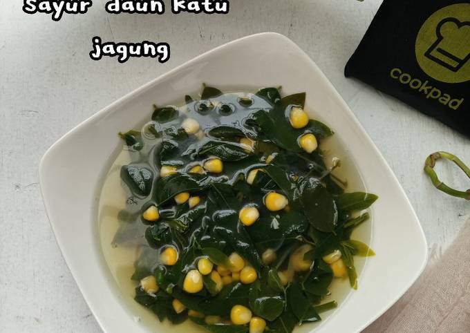 Resep Sayur daun katu dan jagung oleh Liya fitriany - Cookpad