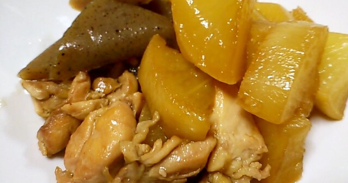 Simple Simmered Daikon And Chicken Recipe by まぁどん
