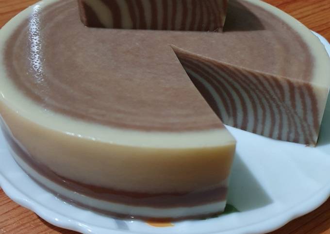 Resep Puding Zebra oleh Bunda Zayn - Cookpad