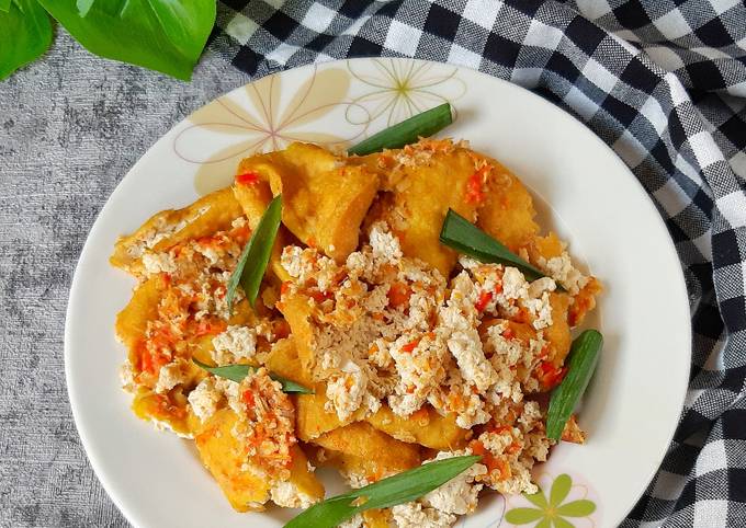 Resep Tahu Sambel Cikur oleh ambarshaf - Cookpad