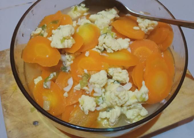 Resep Tumis Wortel Telur Orak-Arik oleh Mutiara Eka Larasati - Cookpad