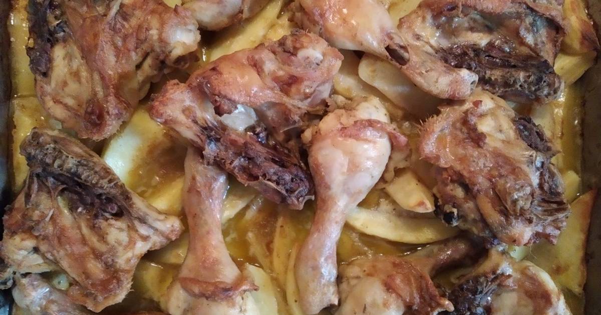 256 εύκολες και νόστιμες σπιτικές συνταγές για κοτοπουλο με πατατες στο ...