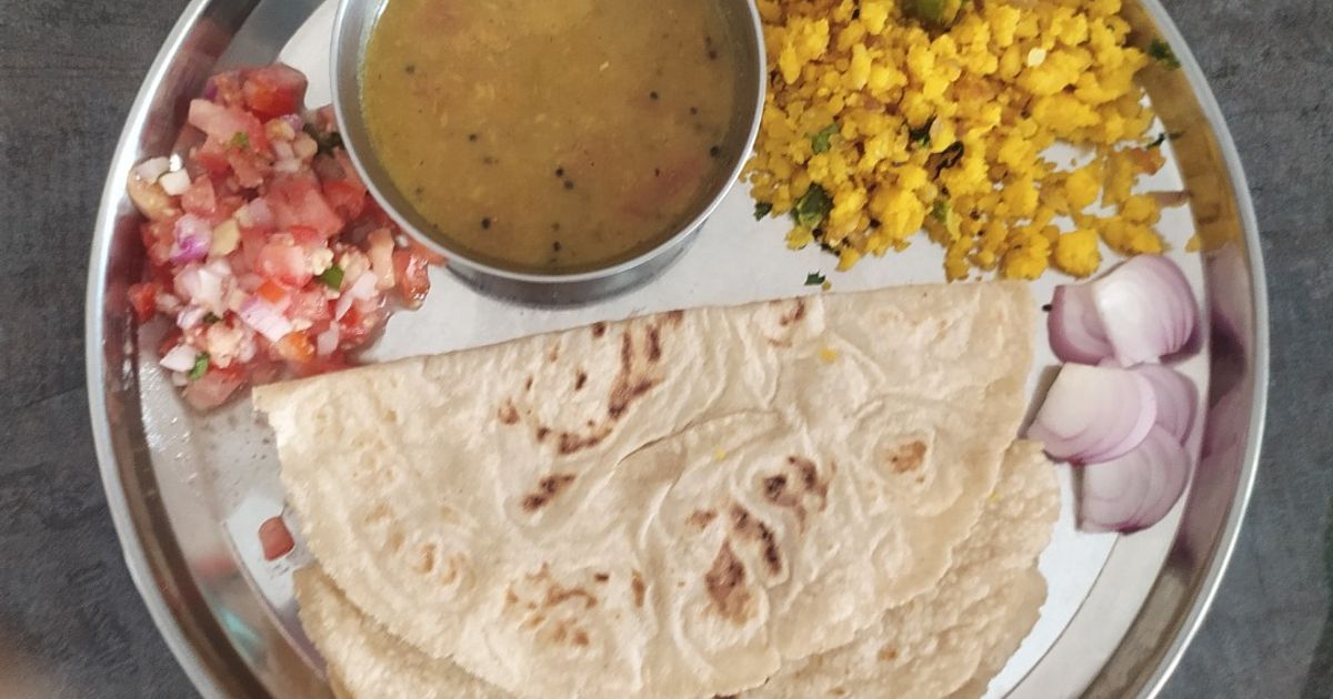 Spicy Zunka & Soft Bhakri Recipe by Tasty Veg Cooking - Cookpad