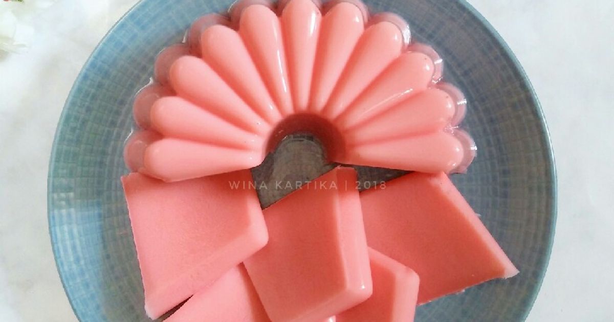 Resep pudding dengan whipping cream rumahan enak dan mudah - Cookpad