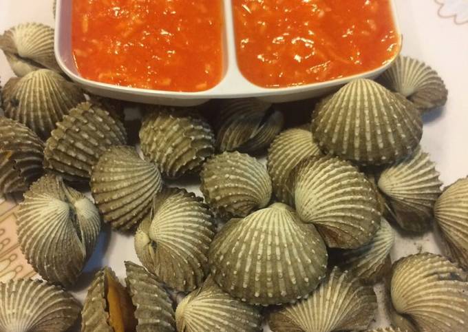 Resep Kerang rebus cocol saos oleh Np.foodies - Cookpad