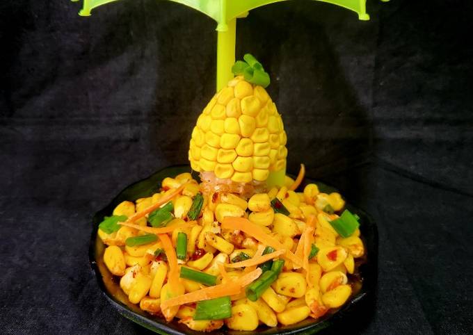 Chinese Schezwan Corn Recipe by Manisha Sampat - Cookpad