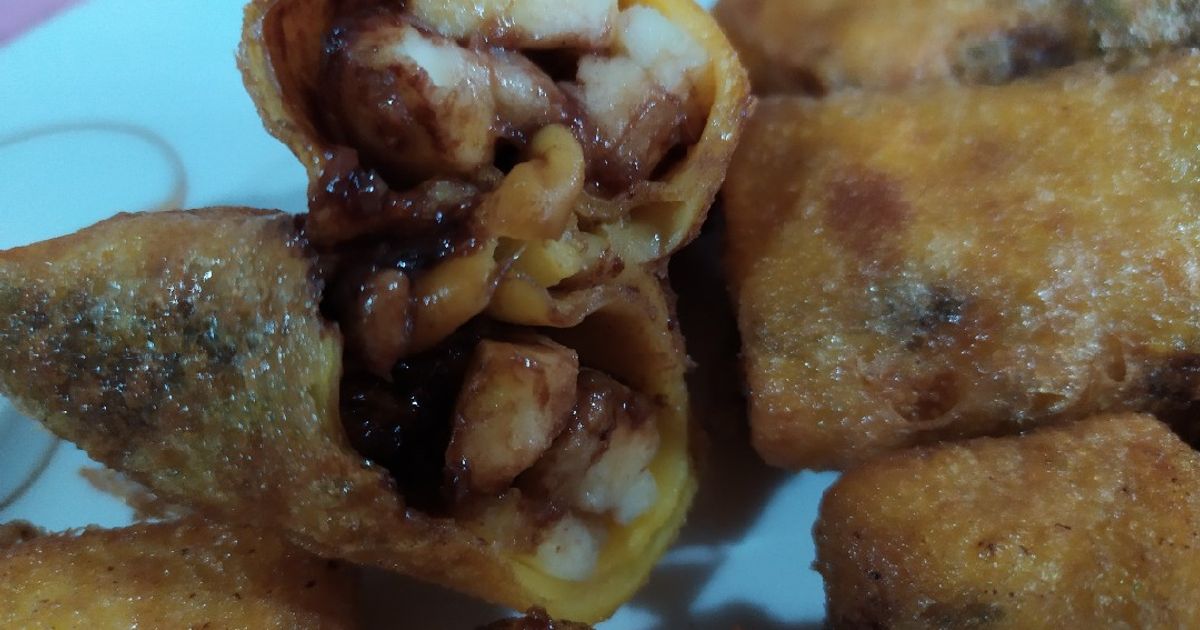 Resep Dadar Gulung Piscok A.K.A Pisang Coklat oleh Fitri Bestari - Cookpad