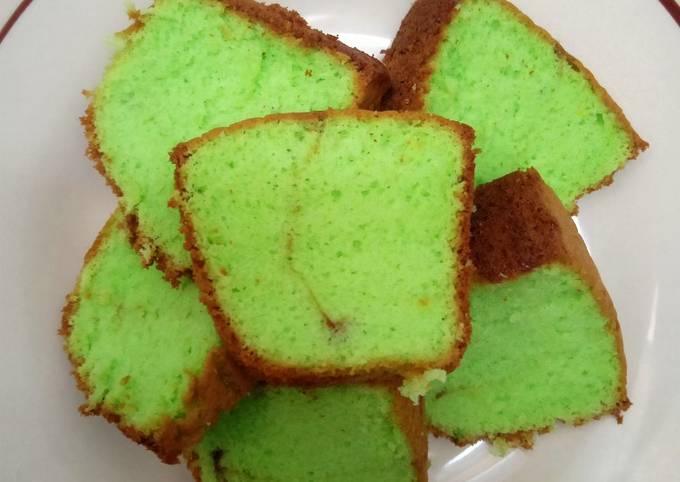 Resep Bolu Pandan Lembut Oven Tangkring Oleh Inda Linggawati Cookpad