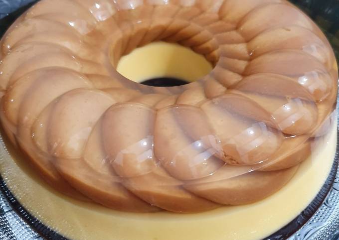Resep Puding Marie Regal 3 Lapis oleh MamaKinan - Cookpad