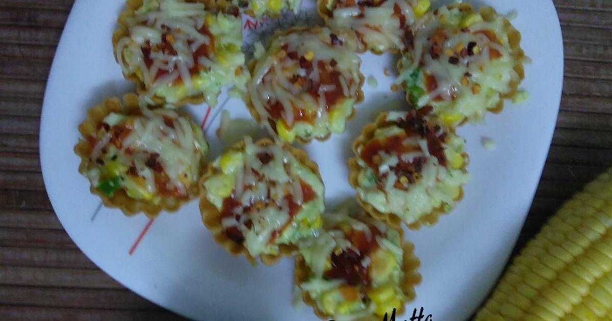 3 easy and tasty cheese corn savoury tarts recipes by home cooks - Cookpad