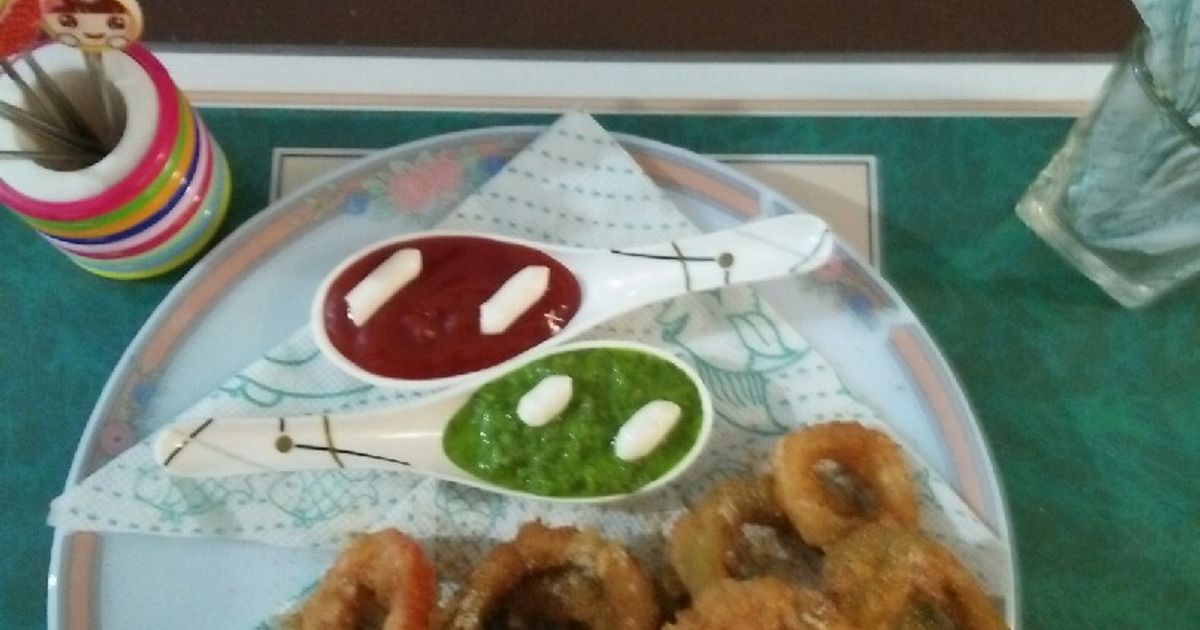 Vegetable Rings Recipe by Anita aggrawal - Cookpad