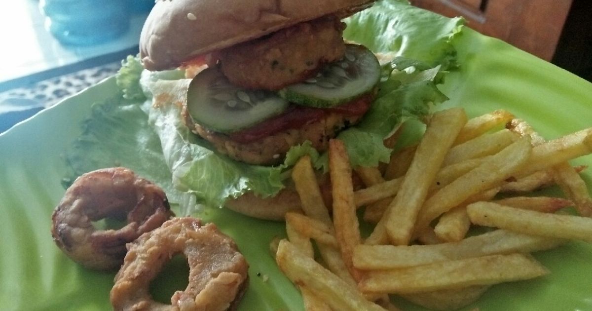 Resep Burger Tempe oleh Rarararastop - Cookpad