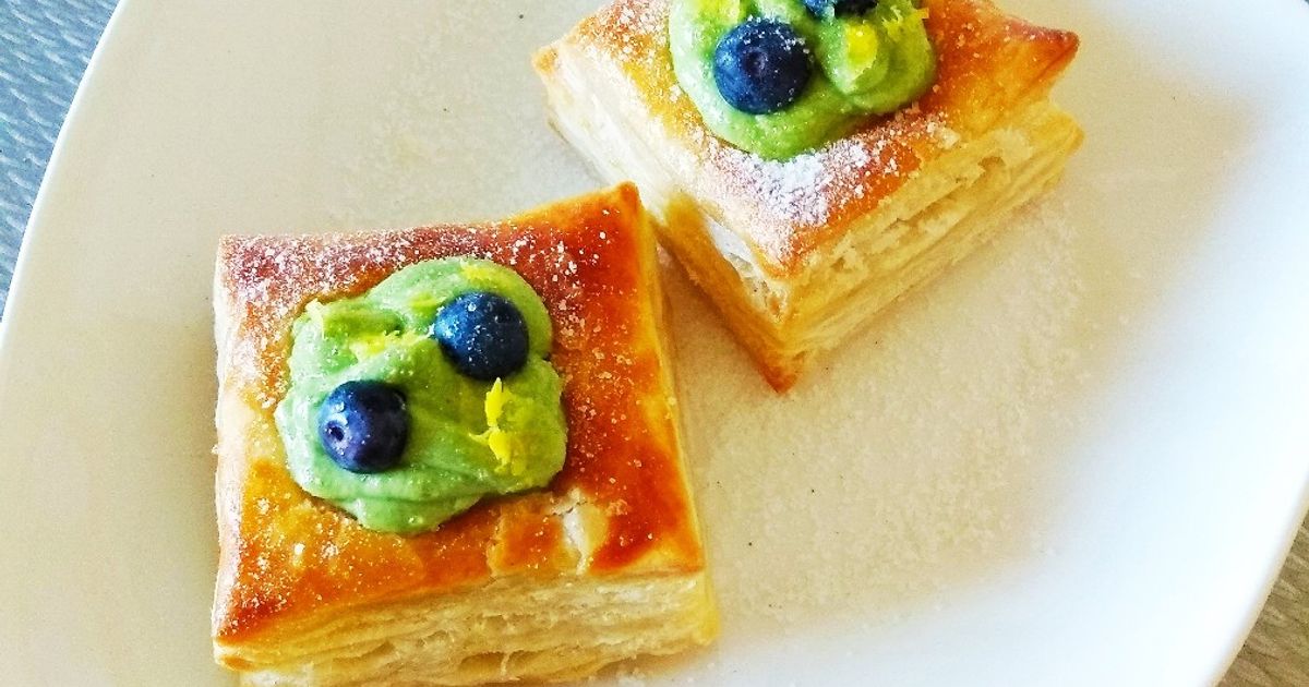 Resep Matcha Cream Cheese Pastry oleh Regeena_123🌷 - Cookpad