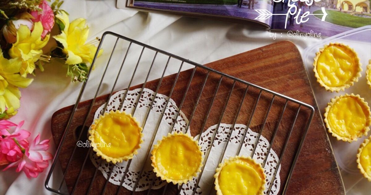 Resep Pie Keju Ekonomis (Cheddar Cheese Pie) oleh OlinYolina - Cookpad