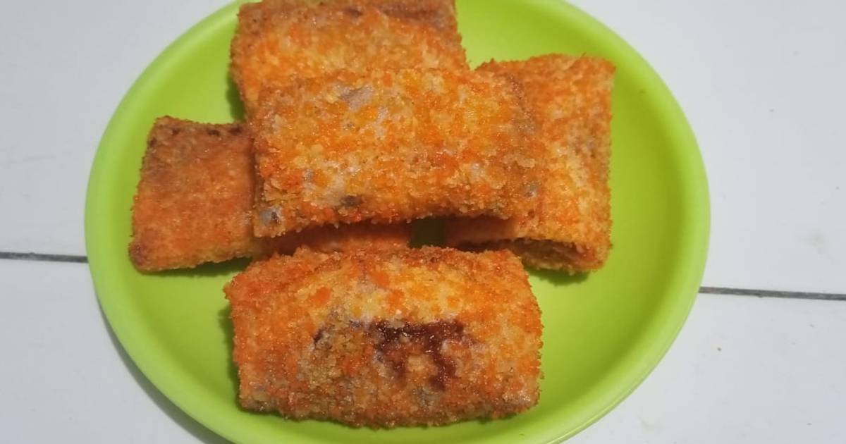 Resep Ricokkesang (risol coklat keju pisang) oleh Tia Handayani - Cookpad