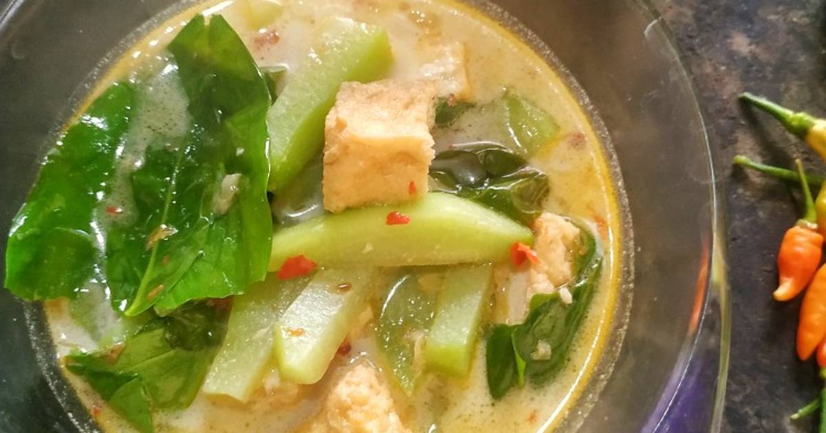 Resep Sayur lodeh labu tahu oleh Saluna Mahira - Cookpad